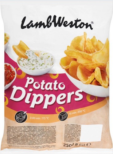 45913 Lamb Weston Potato Dippers mit Schale TK 2,5 KG