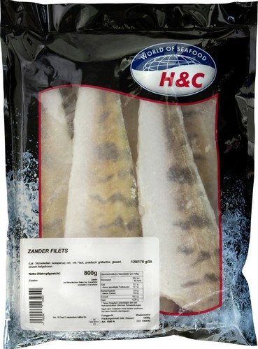 48377 H&C Zanderfilet TK 1 KG ATG 800 G